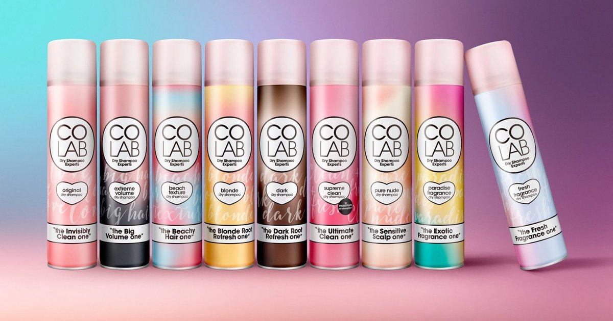 SLG Brands unveils new super absorbent dry shampoo COLAB Supreme Clean
