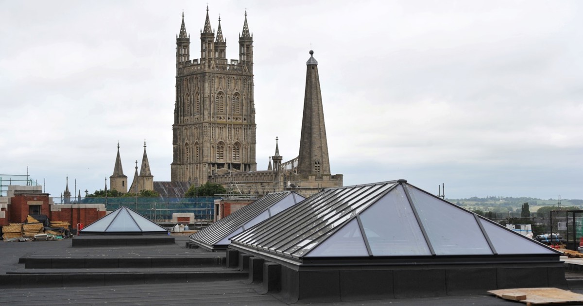 University of Gloucestershire's new city centre campus is taking shape