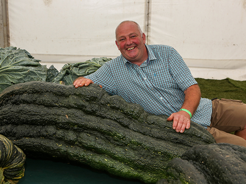Giant vegetables break four Guinness World Records at Malvern Autumn Show