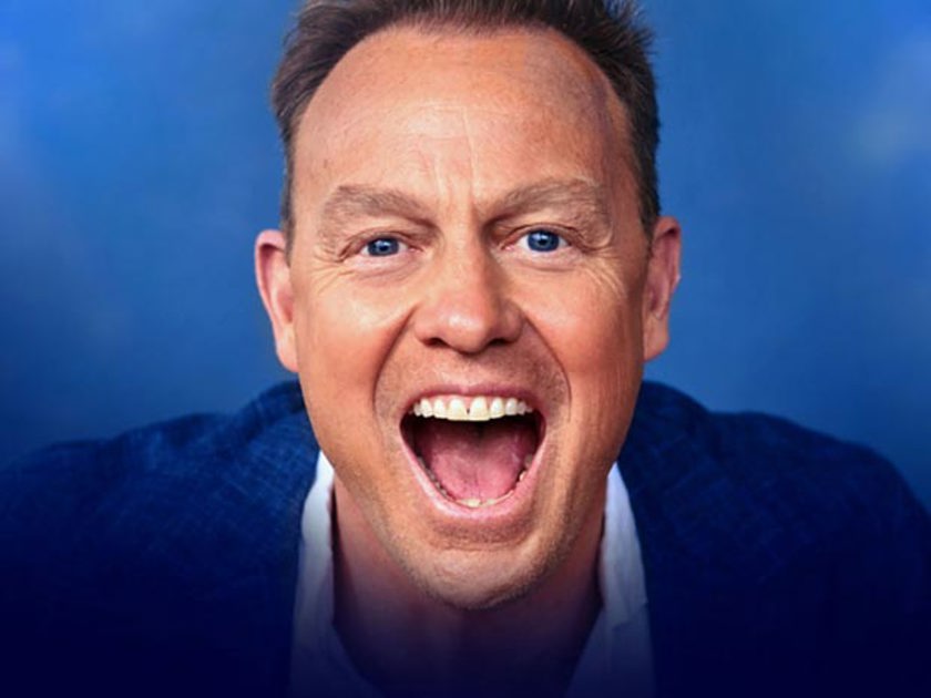 Jason Donovan at Cheltenham Racecourse 2019
