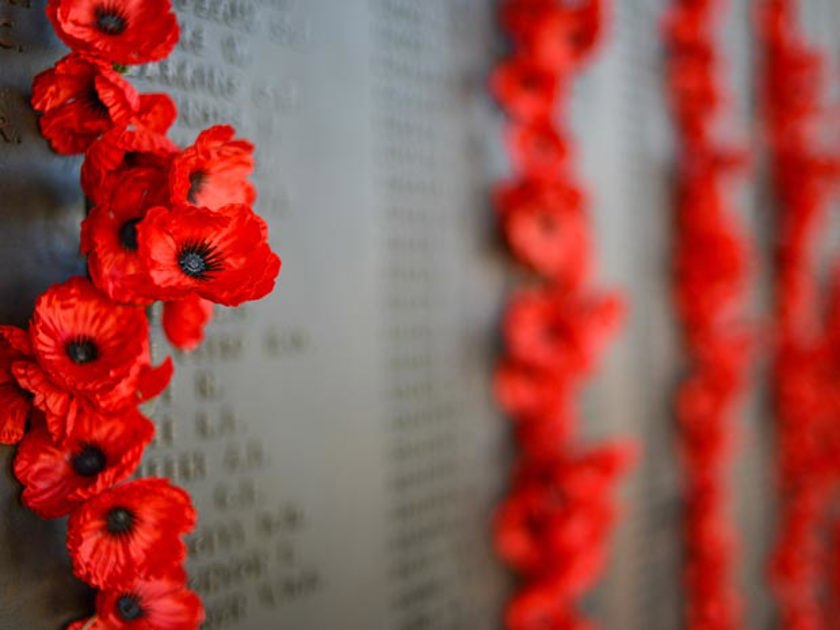 Remembrance Sunday 2018 memorial service and parade in Gloucester Park