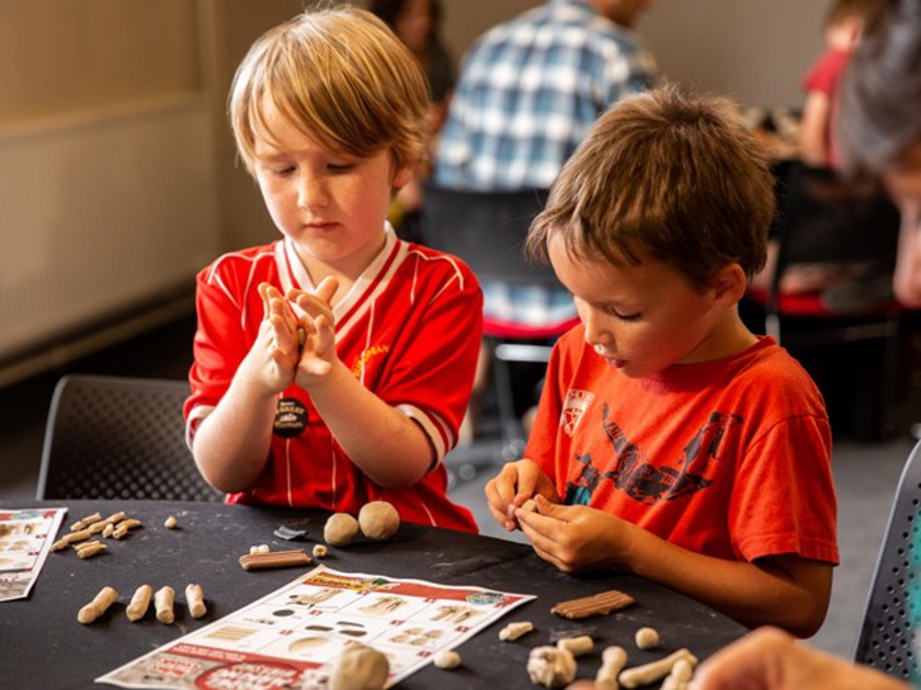 Aardman model making workshops at Slimbridge Wetland Centre near Stroud
