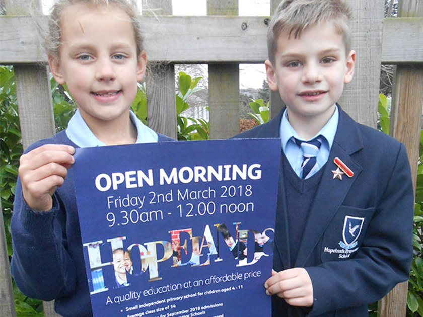 Open Morning at Hopelands Preparatory School in Stonehouse
