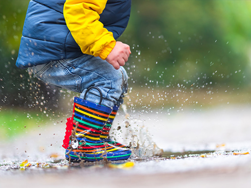 Puddle Jumping Championship at Slimbridge Wetland Centre