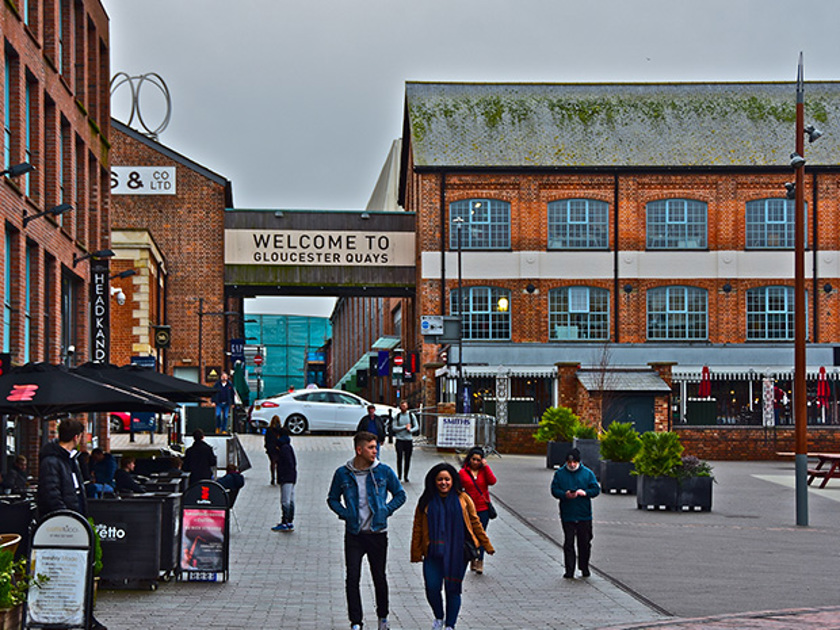Gloucester Quays shopping centre and cinema is up for sale