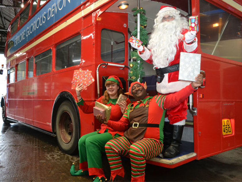 Stagecoach Santa Bus Gloucester 2018