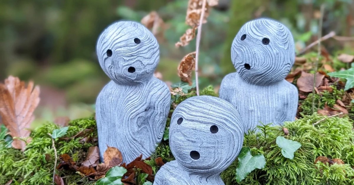 Japanese tree sprites transform ancient woodland in the Forest of Dean