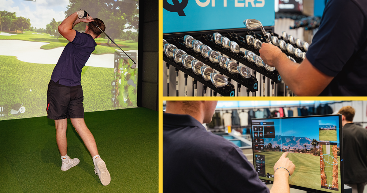 First look at new virtual driving range centre GolfQube Cheltenham