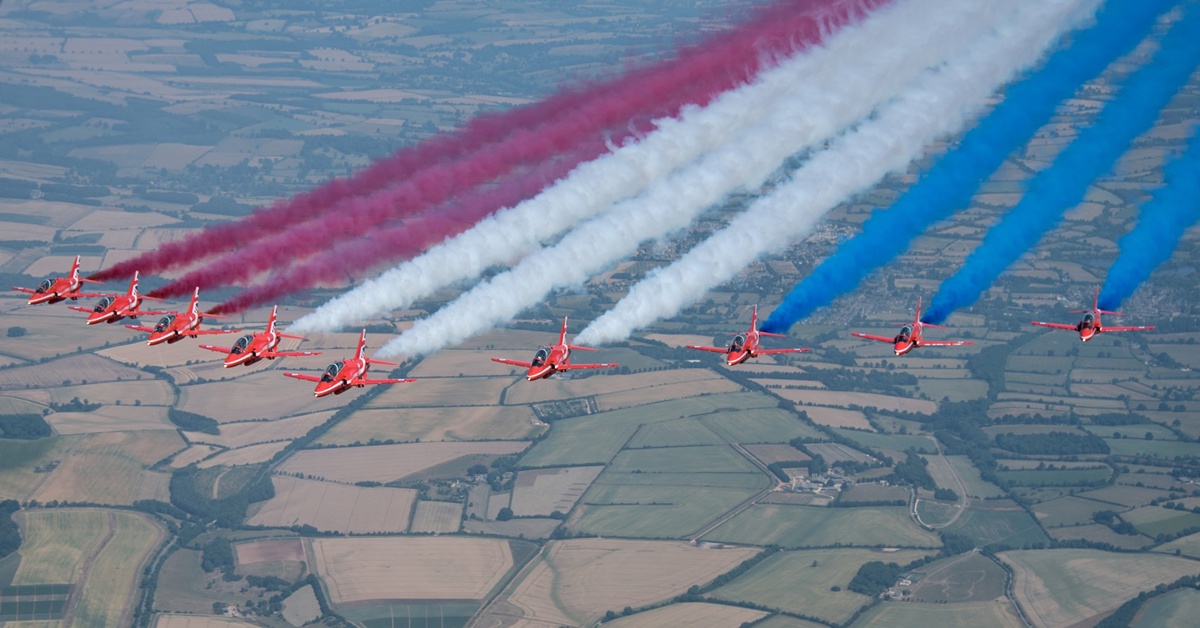 Red Arrows celebrate 60th anniversary at this year's Royal ...