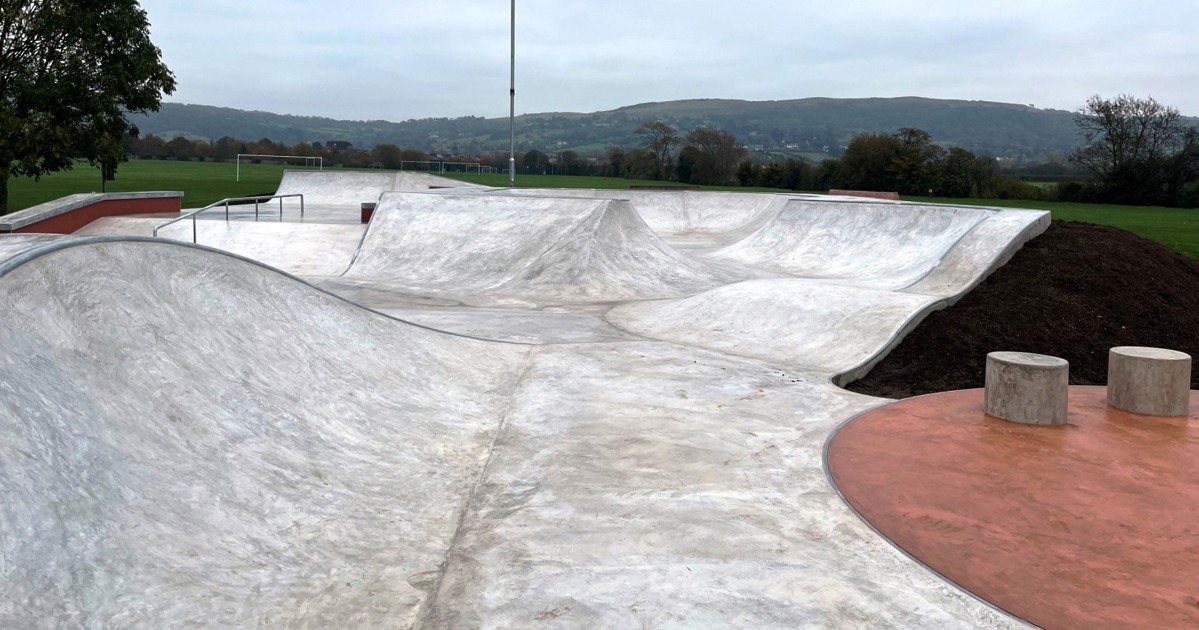 Long-awaited new skate park and pump track opens in Bishop's Cleeve
