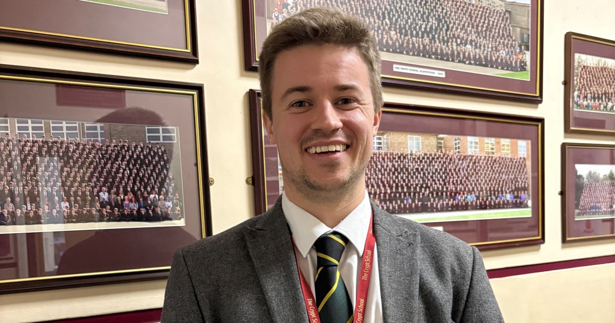 'I always tell the pupils I would have given anything to be able to ...