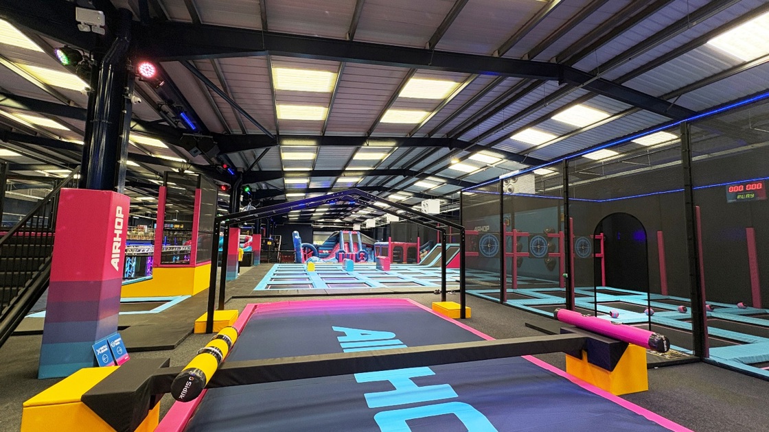 Exclusive first look AirHop Gloucester indoor trampoline park