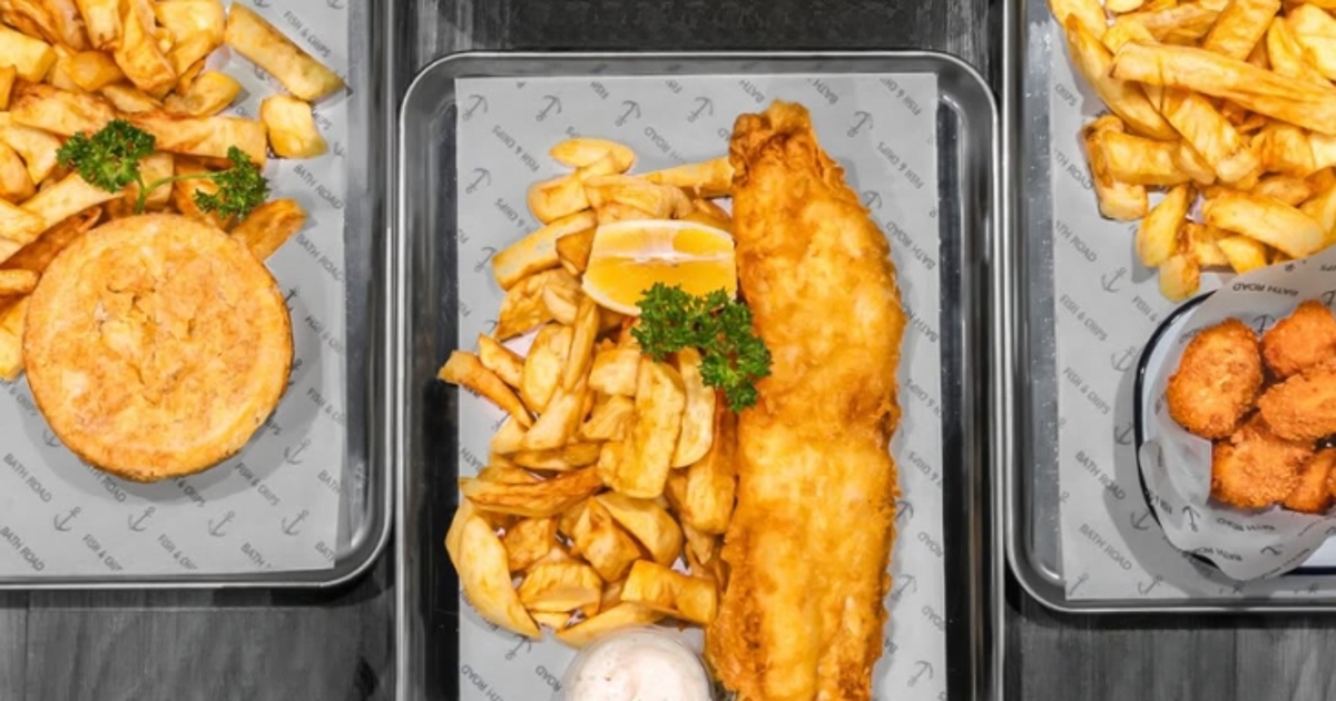 Cheap fish and chips in Cheltenham at Bath Road Big Fish