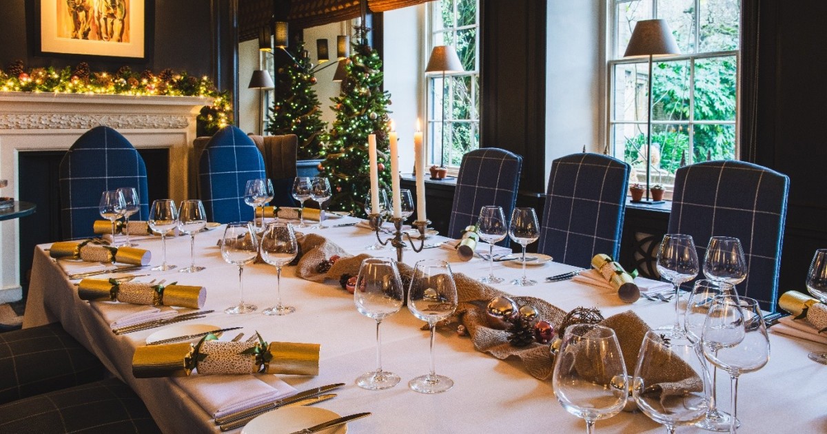 Christmas Prix Fixe menu at Cotswold Inns & Hotels