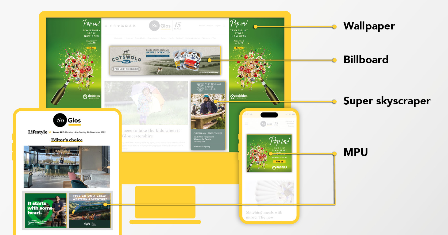 Display advert examples